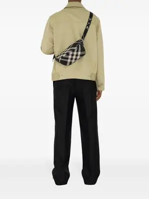 Burberry Checked Messenger Bag