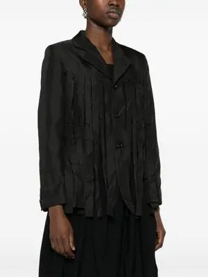 Comme Des Garçons Fringe-detail Blazer