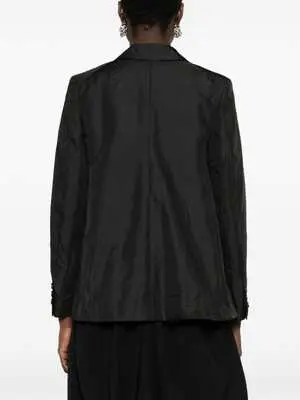 Comme Des Garçons Fringe-detail Blazer