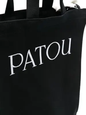 PATOU Logo-embroidered Tote Bag