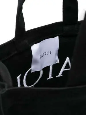 PATOU Logo-embroidered Tote Bag