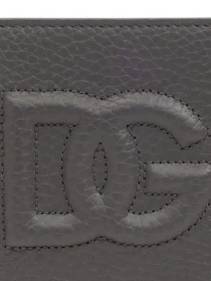 Dolce & Gabbana Logo-embossed Leather Wallet - Grey