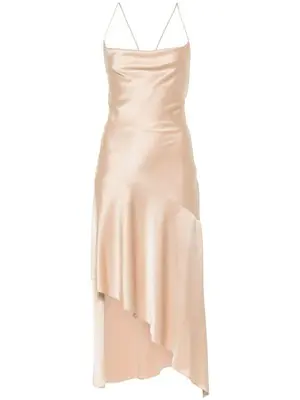 Alice + Olivia Asymmetrical Midi Dress