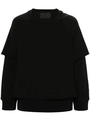 Neil Barrett Layered Jersey Sweatshirt
