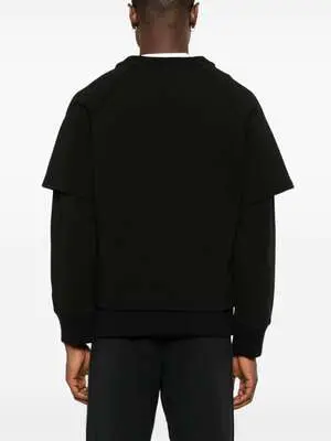 Neil Barrett Layered Jersey Sweatshirt