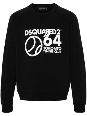 Dsquared2 Toronto Tennis Club Sweatshirt - Black