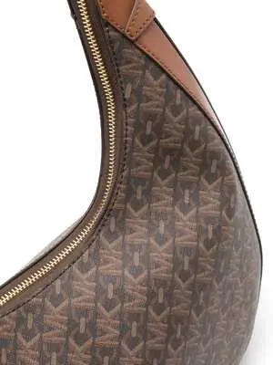 Michael Kors Preston Monogram Shoulder Bag