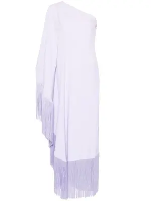TALLER MARMO Spritz Fringed Maxi Dress - Purple