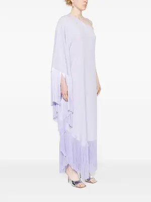 TALLER MARMO Spritz Fringed Maxi Dress - Purple