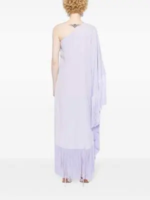 TALLER MARMO Spritz Fringed Maxi Dress - Purple