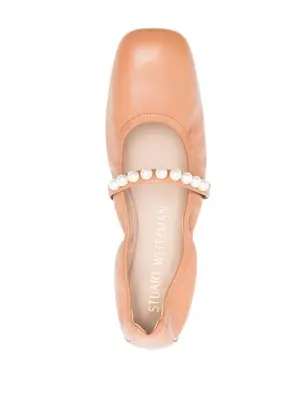 STUART WEITZMAN Goldie Ballerina Shoes - Brown