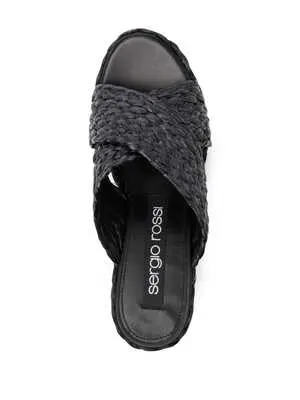 SERGIO ROSSI 85mm Platform Espadrilles