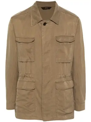 Brioni Classic Collar Outerwear For Men