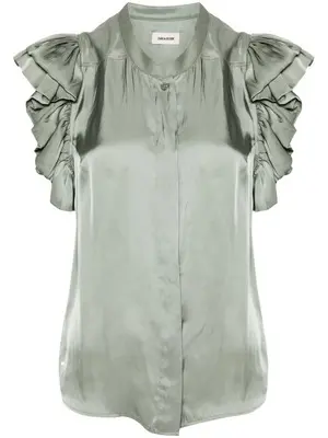 Zadig&Voltaire Tiza Ruched-detailed Shirt