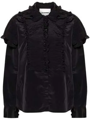 JIL SANDER Ruffled Button-up Blouse