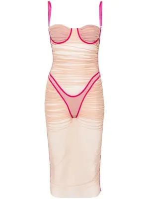 DIESEL® D-haily Bustier Midi Dress - Neutrals