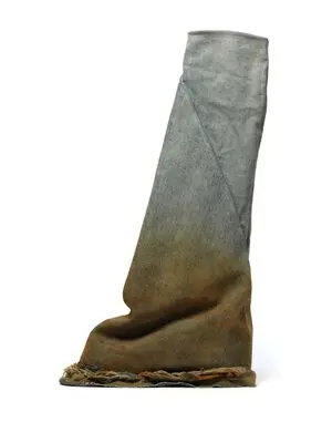 Rick Owens Two-tone Denim Boots