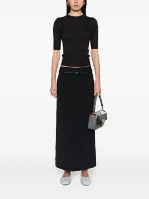 16Arlington Delta Belted Maxi Skirt