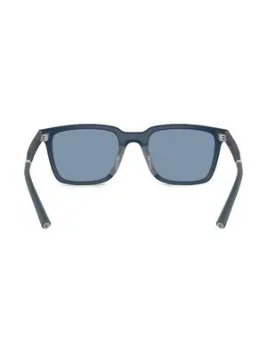 Oliver Spencer Mr. Federer Square-frame Sunglasses - Blue