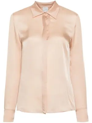 Carine Gilson Longsleeved Silk Shirt - Neutrals