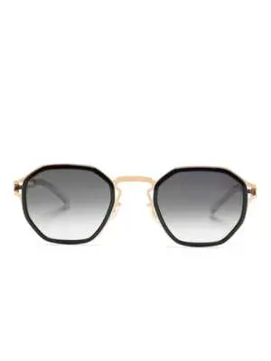Mykita Gia Geometric-frame Sunglasses - Black