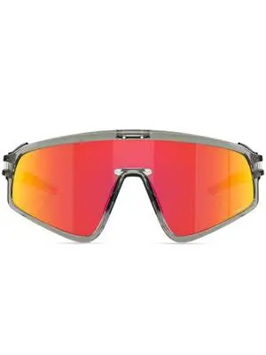 Oakley Oakley Latch™ Panel Shield-Frame Sunglasses Grey