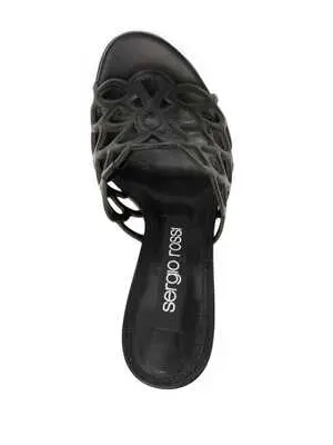 SERGIO ROSSI 90mm Sr Mermaid Sandals - Black