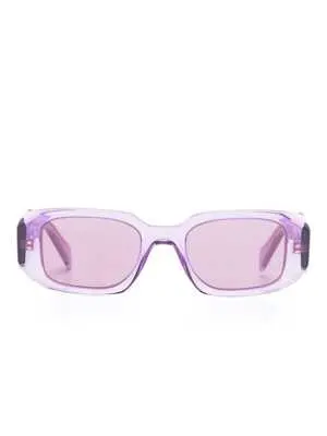 Prada Symbole Rectangle Sunglasses - Purple