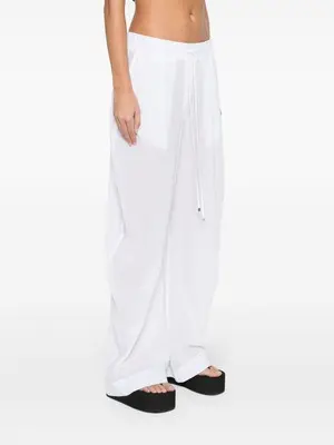 Attico Logo-embroidered Trousers