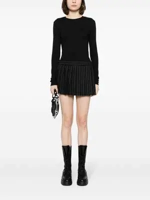REFORMATION Davy Organic-cotton T-shirt - Black