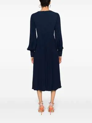 NISSA Pleated Midi Dress