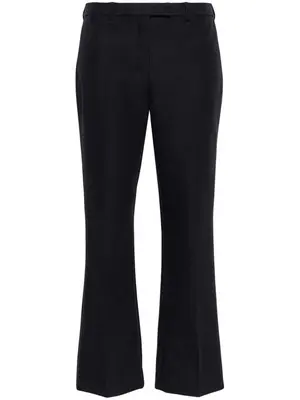 Max Mara Pressed-crease Flared Trousers