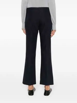 Max Mara Pressed-crease Flared Trousers