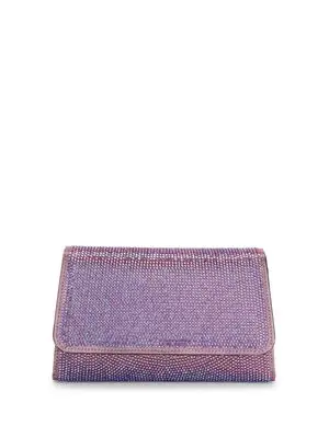 GIUSEPPE ZANOTTI Mini Idha Rhinestone-embellished Bag - Purple
