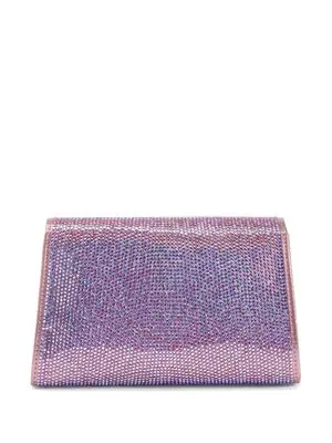 GIUSEPPE ZANOTTI Mini Idha Rhinestone-embellished Bag - Purple