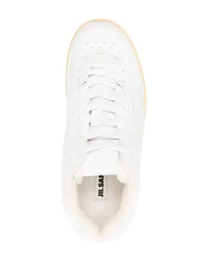 JIL SANDER Panelled Logo Sneakers - White