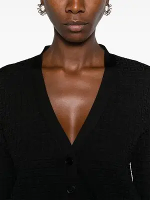 Givenchy 4g-jacquard V-neck Cardigan