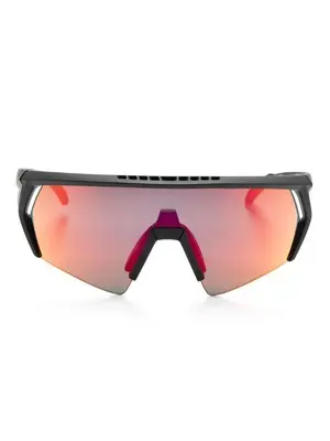 Adidas Sp0063 Shield-frame Sunglasses - Black