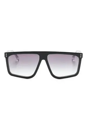 Isabel Marant Rectangle-frame Sunglasses - Black