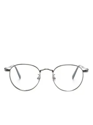 Moncler Moncler Eyewear Round Frame Glasses Grey