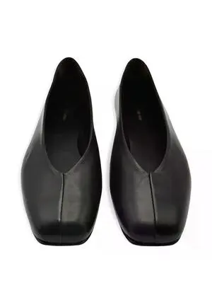 THE ROW Leather Ballerina Flats