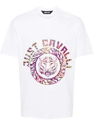 Just Cavalli Logo-print Cotton T-shirt