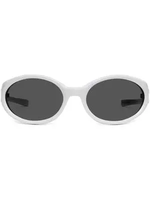 GENTLE MONSTER Oval Frame Sunglasses - White
