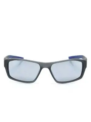 Nike Brazen Fuel Rectangle-frame Sunglasses - Grey