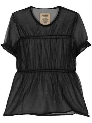 UMA WANG Seam-detail Sheer Blouse