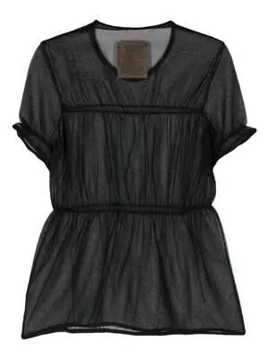 UMA WANG Seam-detail Sheer Blouse
