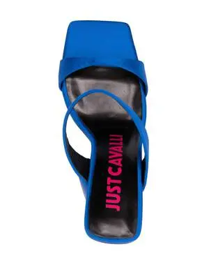 Just Cavalli 105mm Square-toe Sandals - Blue