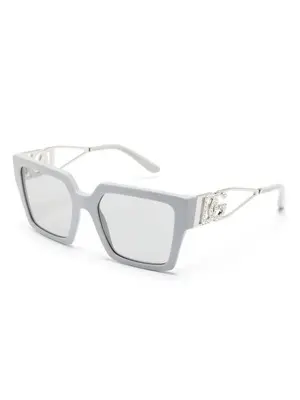 Dolce & Gabbana Dg4446b Square-frame Sunglasses - Grey