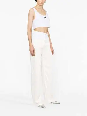 Givenchy High-waisted Patchwork Trousers