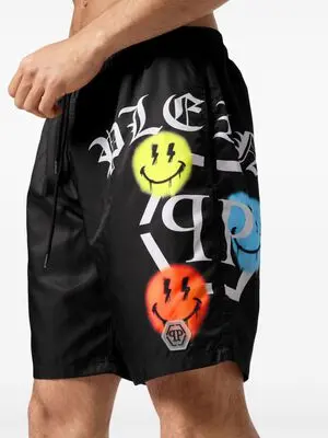Philipp Plein Logo-print Swim Shorts